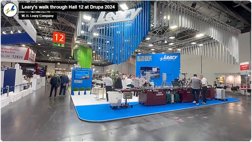 Walk through Drupa Hall 12 to Leary Video - W. H. Leary